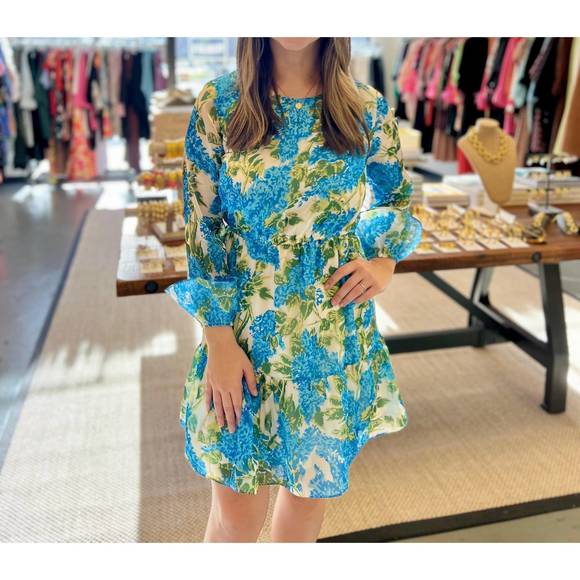 FLORA BEA | Dresses | New Flora Bea Monel Dress In Blue Antigua Island ...